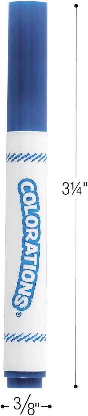 Colorations Chubby Markers, 16 Colors, Conical Tip, Coloring, Paper ...